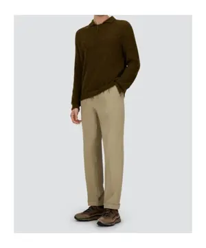 Herno Pleated Cuffed Straight-leg Trousers - Nude