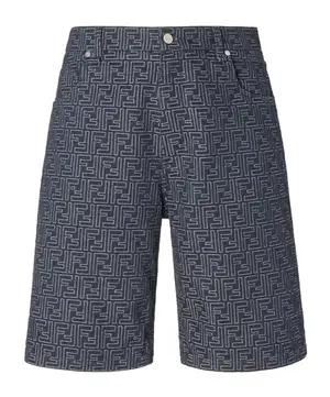 Fendi Straight Leg Shorts For Men