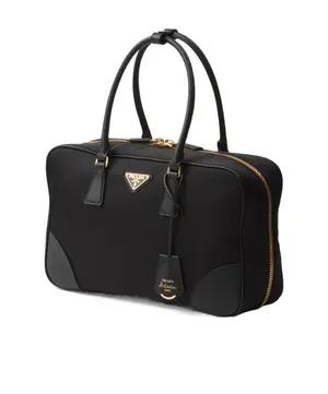 Prada Re-nylon Tote Bag With Enameled Metal Logo