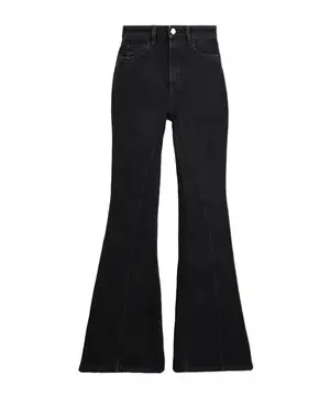 ICON DENIM LOS ANGELES Stella Flared Jeans - Black