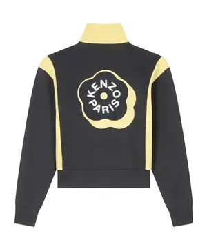Kenzo Logo Detailed Zip-up Jacket
