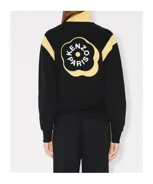 Kenzo Logo Detailed Zip-up Jacket