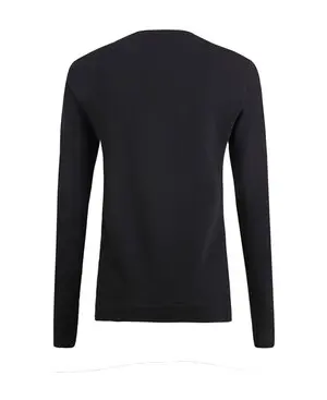 Kenzo Logo Tiger Head Embroidered Sweater - Black
