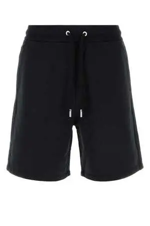 AMI Paris De Coeur Drawstring Shorts - Black
