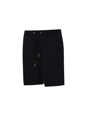AMI Paris De Coeur Drawstring Shorts - Black