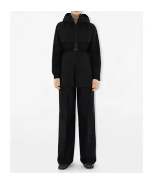Burberry Embroidered Logo Belted Parka