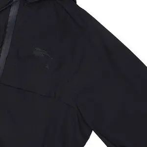 Burberry Embroidered Logo Belted Parka