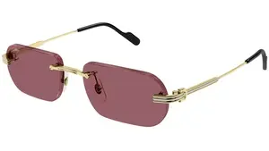 Cartier Rimless Square Sunglasses