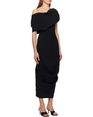 Jacquemus Draped One-shoulder Dress