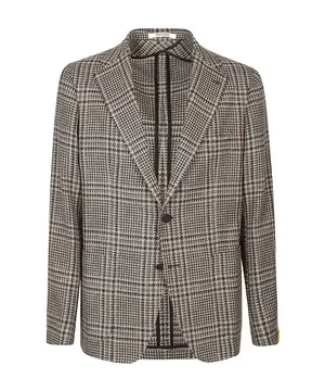 Tagliatore Montecarlo Checked Blazer - Gray