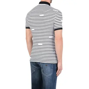 Emporio Armani Horizontal Striped Polo Shirt