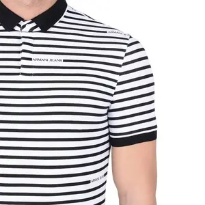 Emporio Armani Horizontal Striped Polo Shirt