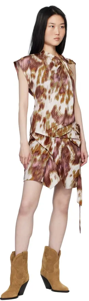 Isabel Marant Étoile Berenice" Printed Mini Skirt - Hazel