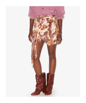 Isabel Marant Étoile Berenice" Printed Mini Skirt - Hazel