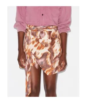 Isabel Marant Étoile Berenice" Printed Mini Skirt - Hazel