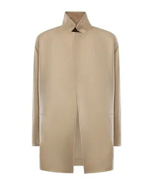 Loro Piana Long Sleeved High Collar Coat
