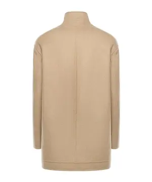 Loro Piana Long Sleeved High Collar Coat