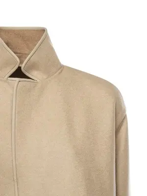Loro Piana Long Sleeved High Collar Coat