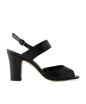 Manolo Blahnik Open-toe High-heeled Sandals With Buckle Detail