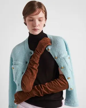 Prada Full-finger Long Gloves