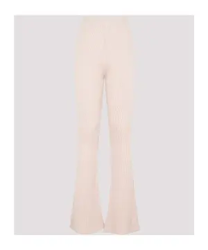 Peserico High-waist Knitted Flared Trousers