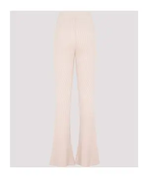 Peserico High-waist Knitted Flared Trousers