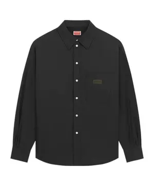 Kenzo Logo Patch Buttoned Padded Shirt