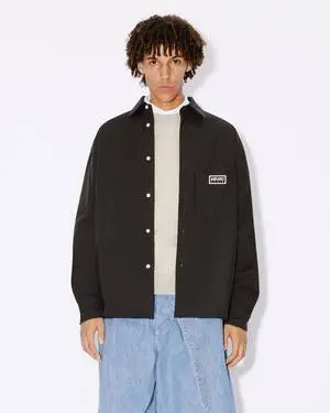 Kenzo Logo Patch Buttoned Padded Shirt