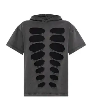AVAVAV Cut-out Hooded T-shirt