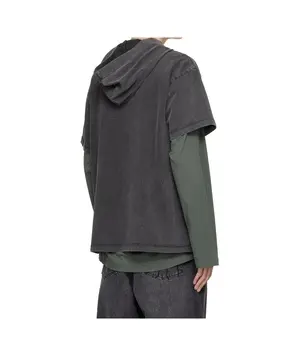 AVAVAV Cut-out Hooded T-shirt