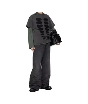 AVAVAV Cut-out Hooded T-shirt