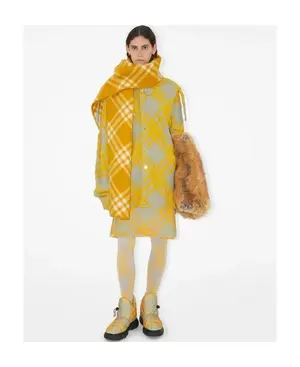 Burberry Long Sleeve Check Shirt With Shoulder Trim And Zip Pockets