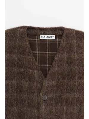 Our Legacy Dorf Check Cardigan
