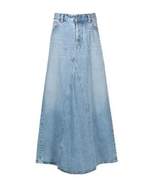 DIESEL® De Pago Denim Maxi Skirt
