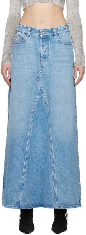 DIESEL® De Pago Denim Maxi Skirt