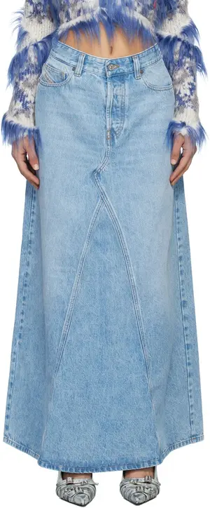 DIESEL® De Pago Denim Maxi Skirt