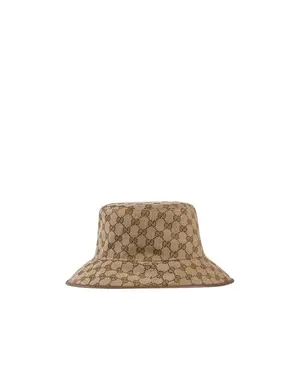 Gucci Reversible Gg Canvas Bucket Hat - Brown