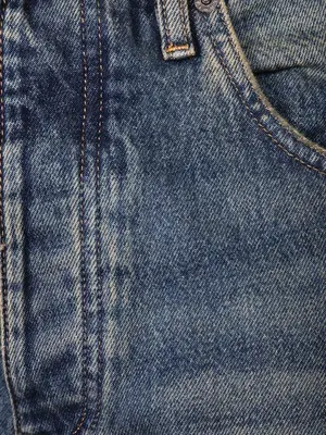 SUNFLOWER Logo Patch Straight-leg Jeans