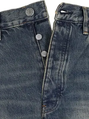 SUNFLOWER Logo Patch Straight-leg Jeans