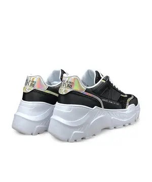 Versace Chunky Logo Sneakers - Black