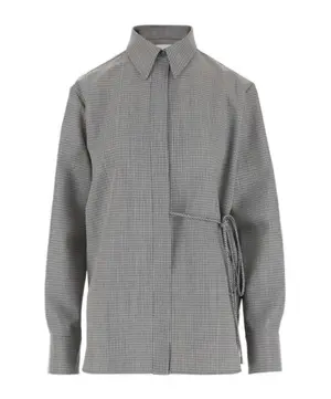 JIL SANDER Long-sleeved Checked Shirt