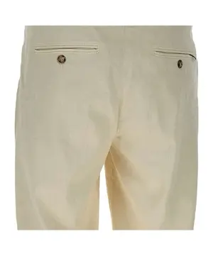 RE-HASH Jogger Style Trousers With Front Pleats - Nude