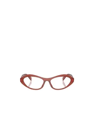 Prada Cat Eye Eyeglasses - Brown