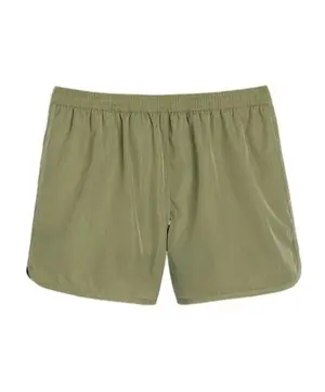 Ami Elastic Waist Swim Shorts - Gray
