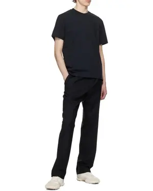 Ami Tailored Straight-leg Pants - Black