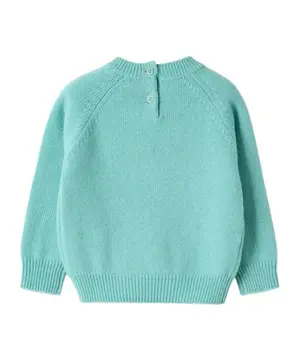 IL GUFO Teddy Appliqué Baby Top
