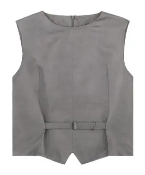 MAISON MARGIELA Satin Strapped Waistcoat