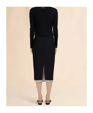 Marni Tropical Wool Midi Skirt