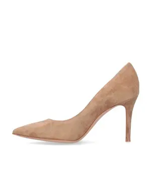 GIANVITO ROSSI Pointed-toe Stiletto Pumps - Nude