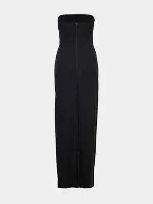 Balmain Embellished Strapless Maxi Dress